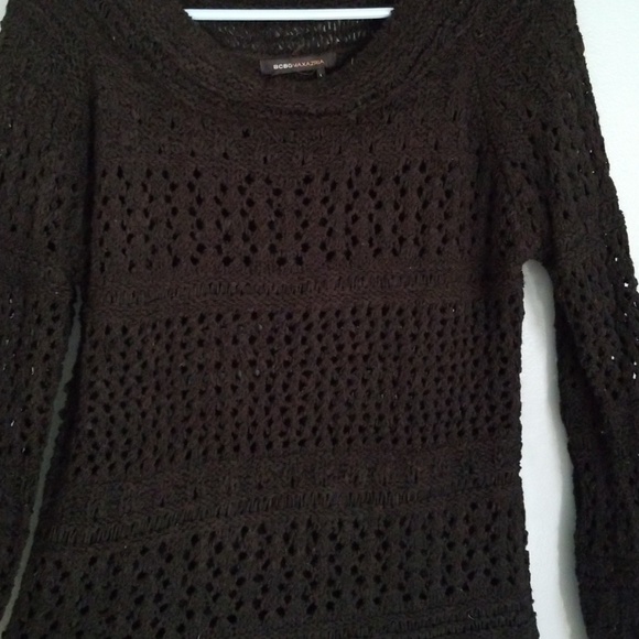 BCBGMaxAzria | Sweaters | Bcbg Maxazira Black Sweater Large | Poshmark